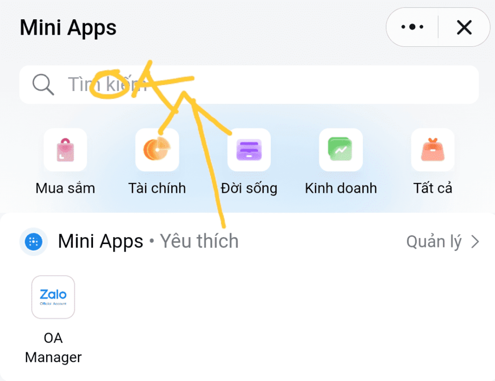 Instructions for using zalo OA on zalo app - JAYbranding