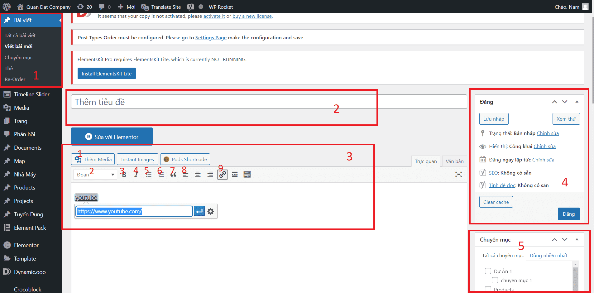 Instructions for posting and managing Wordpress articles - JAYbranding