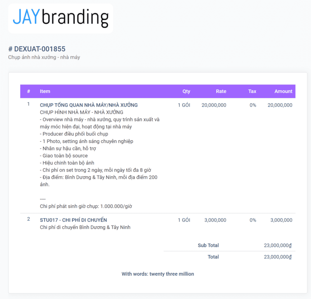 Chụp ảnh quay phim nhà máy, xí nghiệp, phân xưởng, khu công nghiệp - JAYbranding