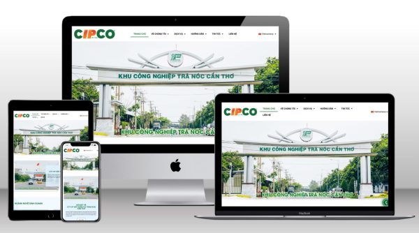 Website Khu Công Nghiệp Trà Nóc Cần Thơ - Cipco - JAYbranding